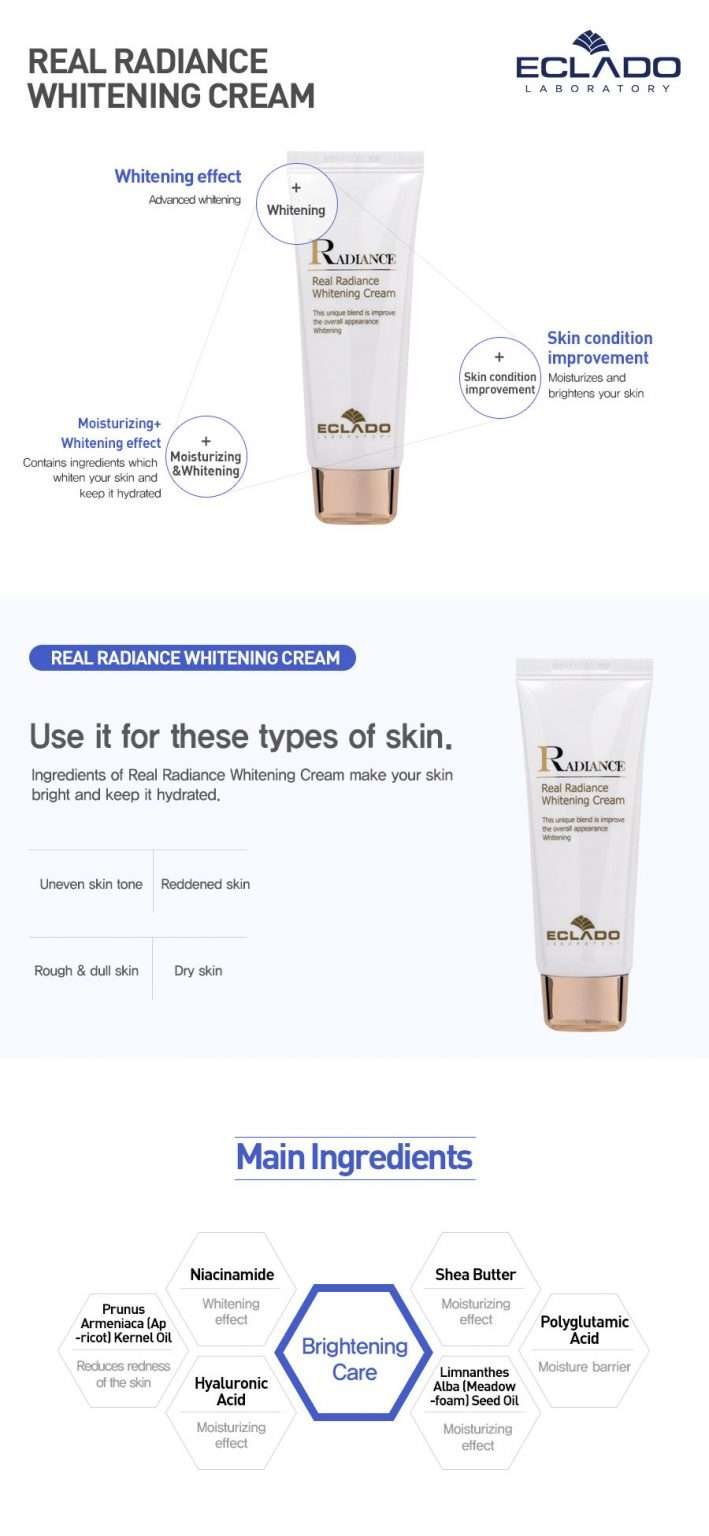 Real Radiance Whitening Cream – Eclado
